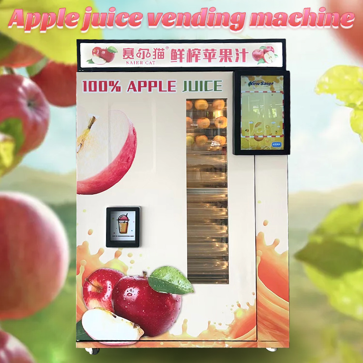 Fresh Apple Juice Vending Machine - Changzhou New Saier Packaging ...