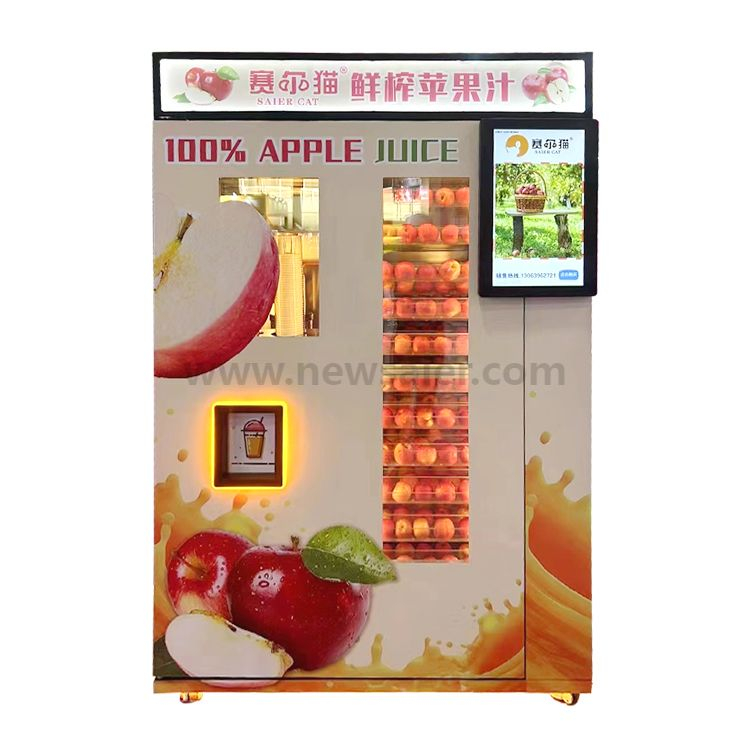 Fresh Apple Juice Vending Machine - Changzhou New Saier Packaging ...