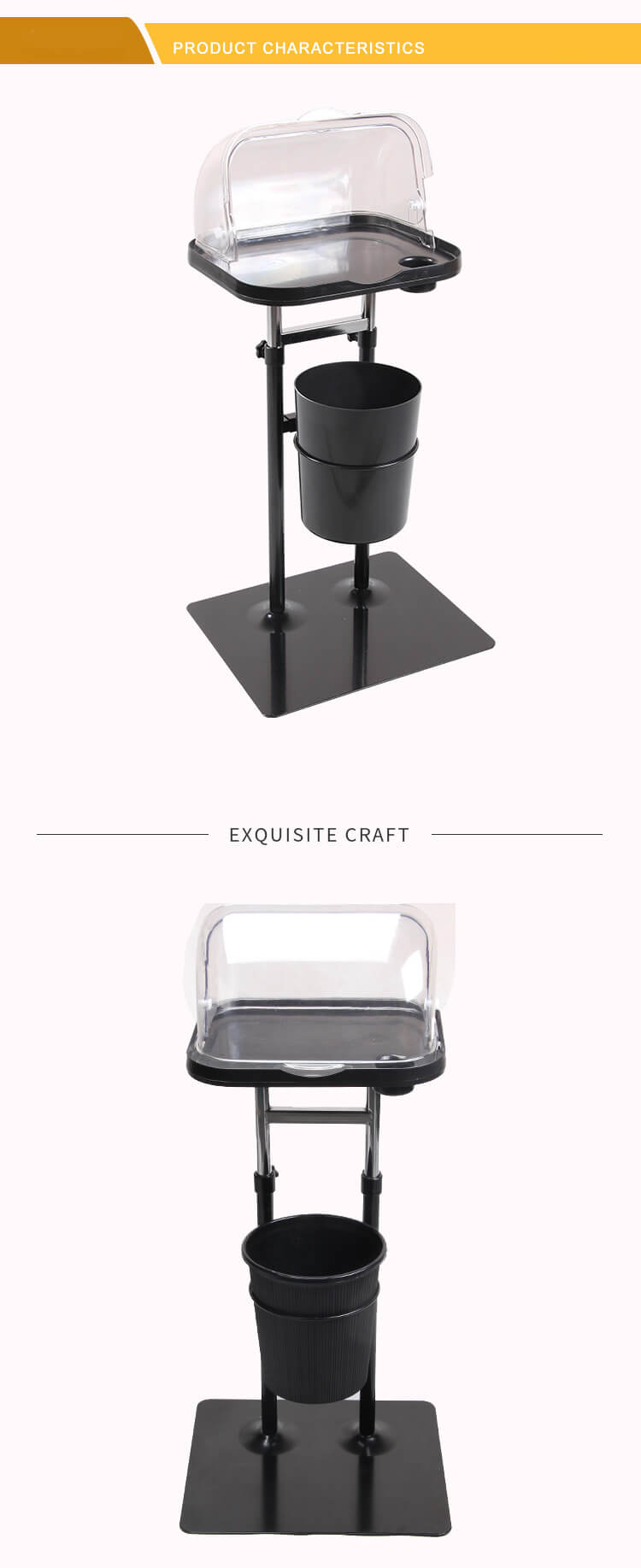 Food Grade Plastic Promotion Rack Food Sample Dome AS-010 - Buy food ...