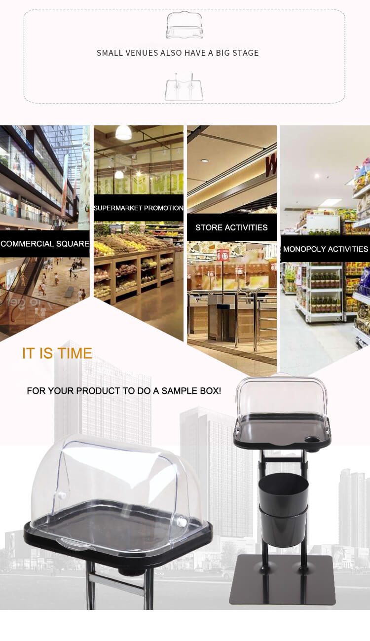 Food Grade Plastic Promotion Rack Food Sample Dome AS-010 - Buy food ...